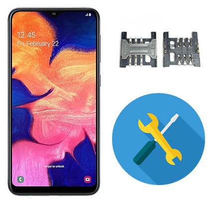 Reparar cambiar lector sim Samsung Galaxy A10e - A102